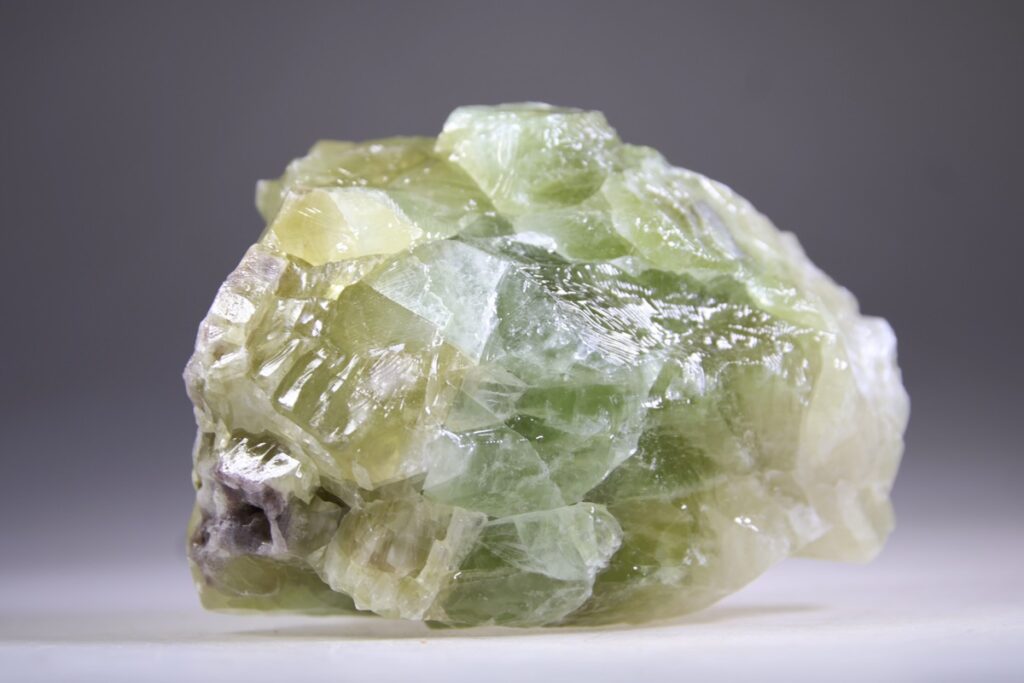 Calciet groen, Mexico - Lichtpuntje Kristallen