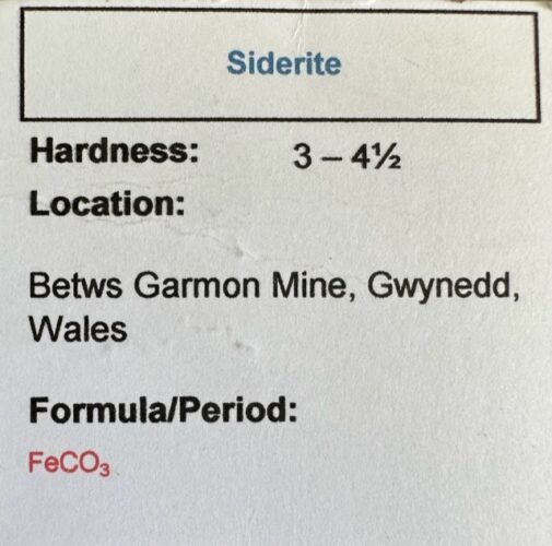 Sideriet uit Wales - Lichtpuntje Kristallen